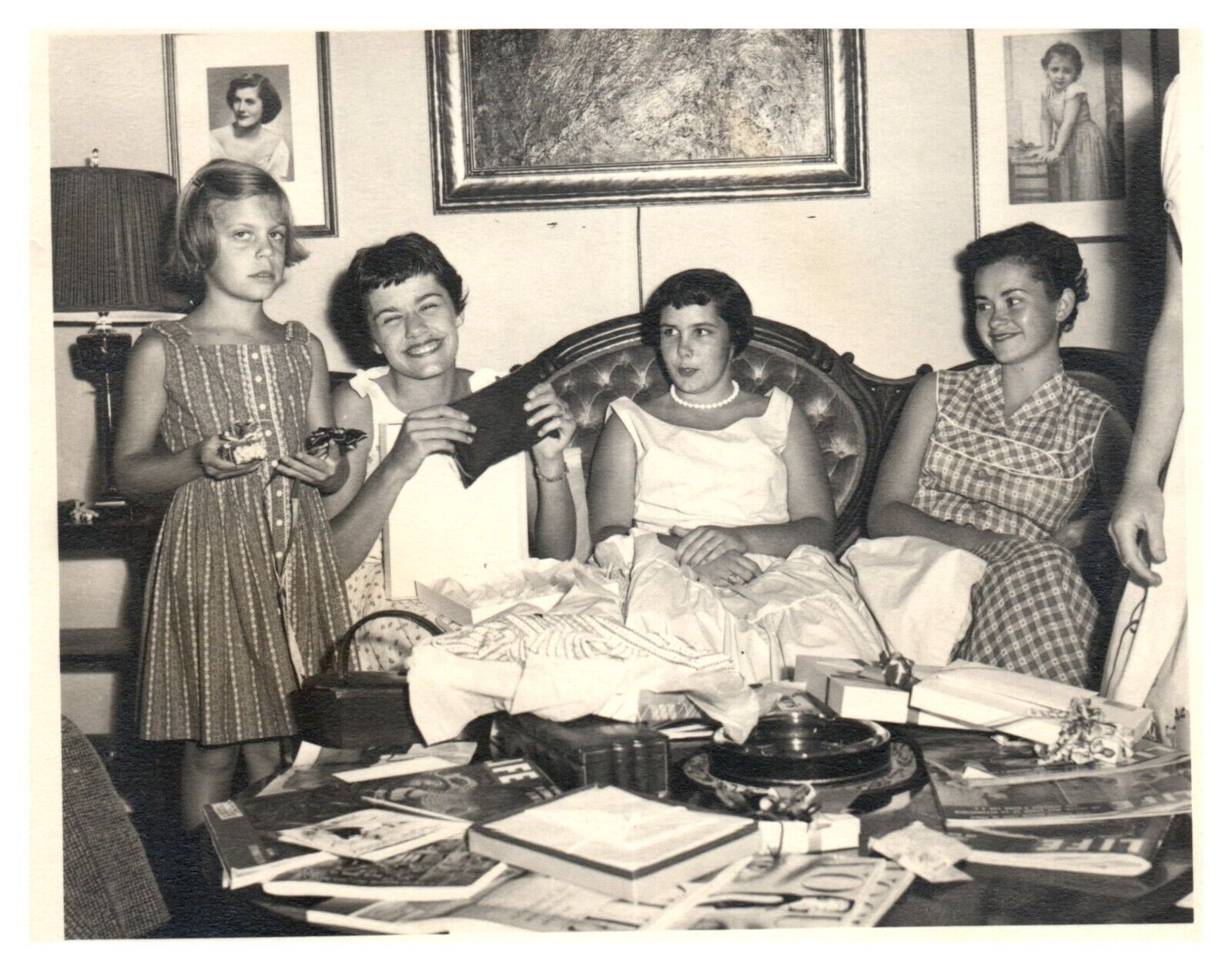 1950s Family Dinner Vintage Photo Snapshot – techrewinds