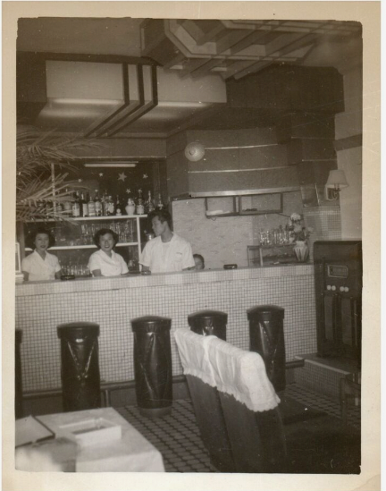 1940s Chinese Restaurant Overseas China Vintage Snapshot Photo ...
