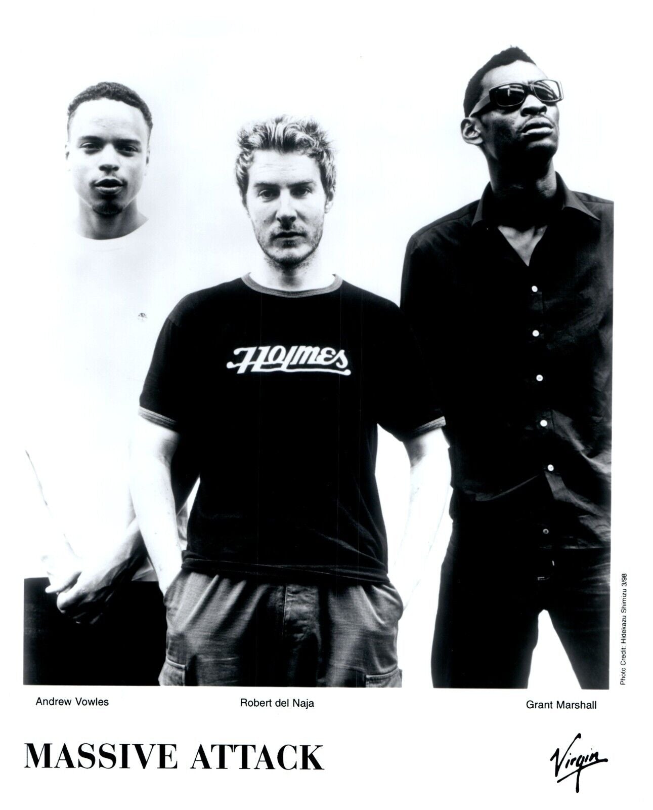 2000s Massive Attack Music Band Promo Press Vintage Original Photo 8x1 ...