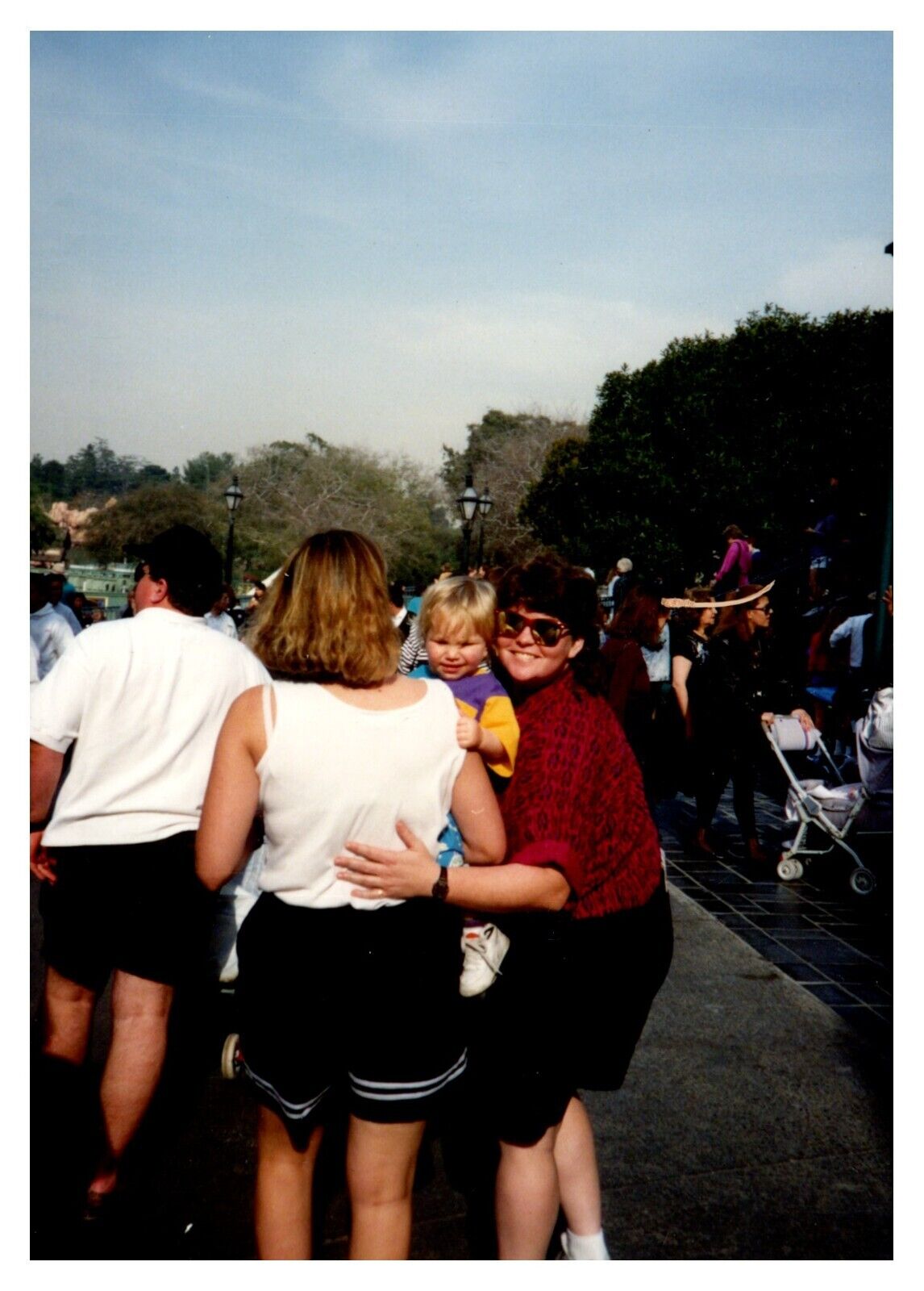 1990s Lesbian Couple Disneyland Vintage Photo Los Angeles CA – techrewinds