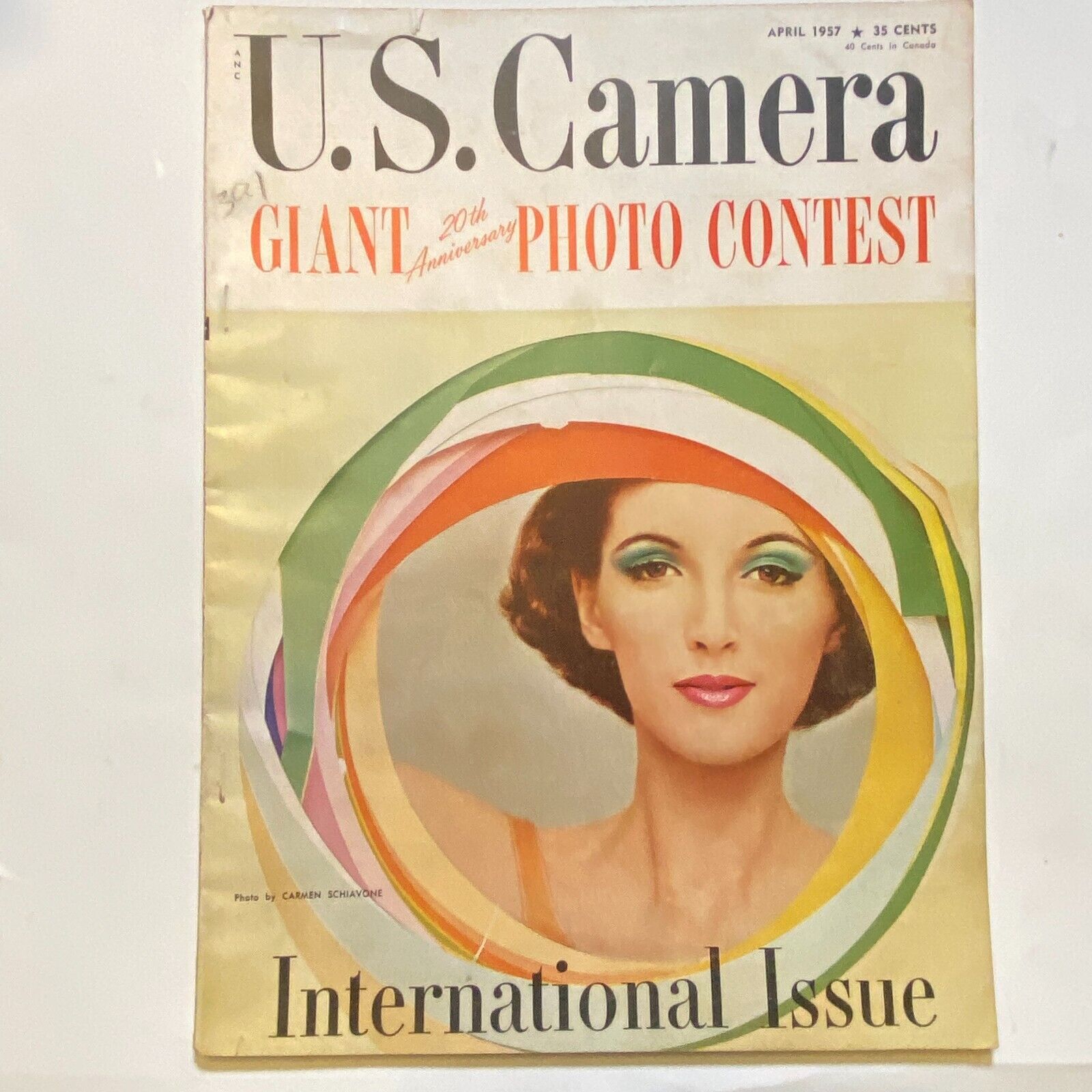 1957 US Camera Magazine Pinup Girls Beach Model Vintage Hollywood ...