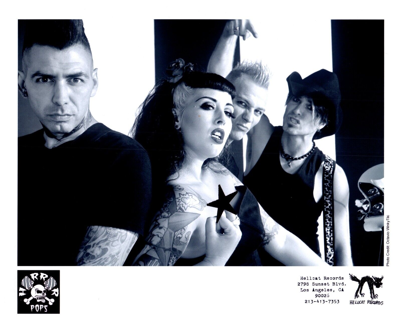 2000s Horror Pops Pops Music Band Promo Press Vintage Original Photo 8 ...