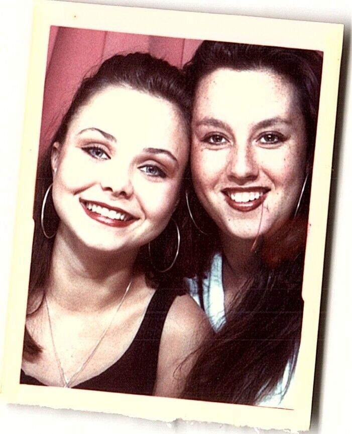 1990s Teen Girl SMILE Face Best Friends Vintage SMALL Photo Booth Los ...