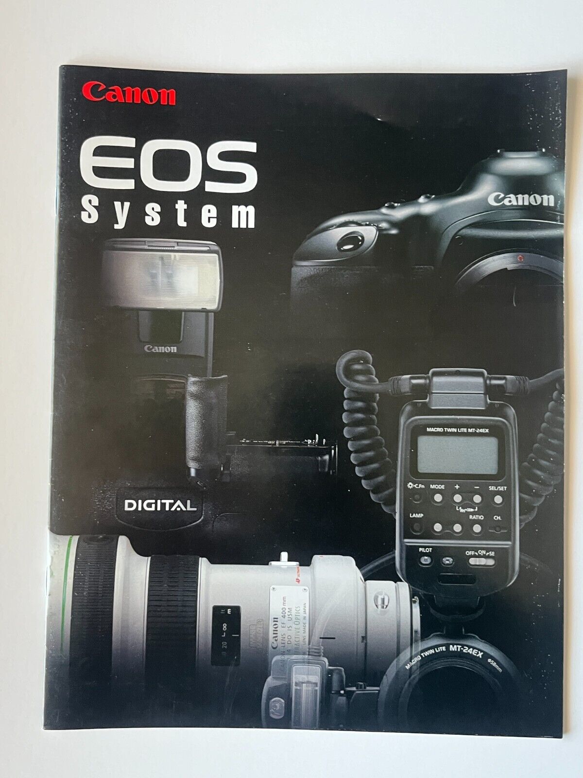 Canon EOS System film camera Brochure Dealer Catalog RARE – techrewinds