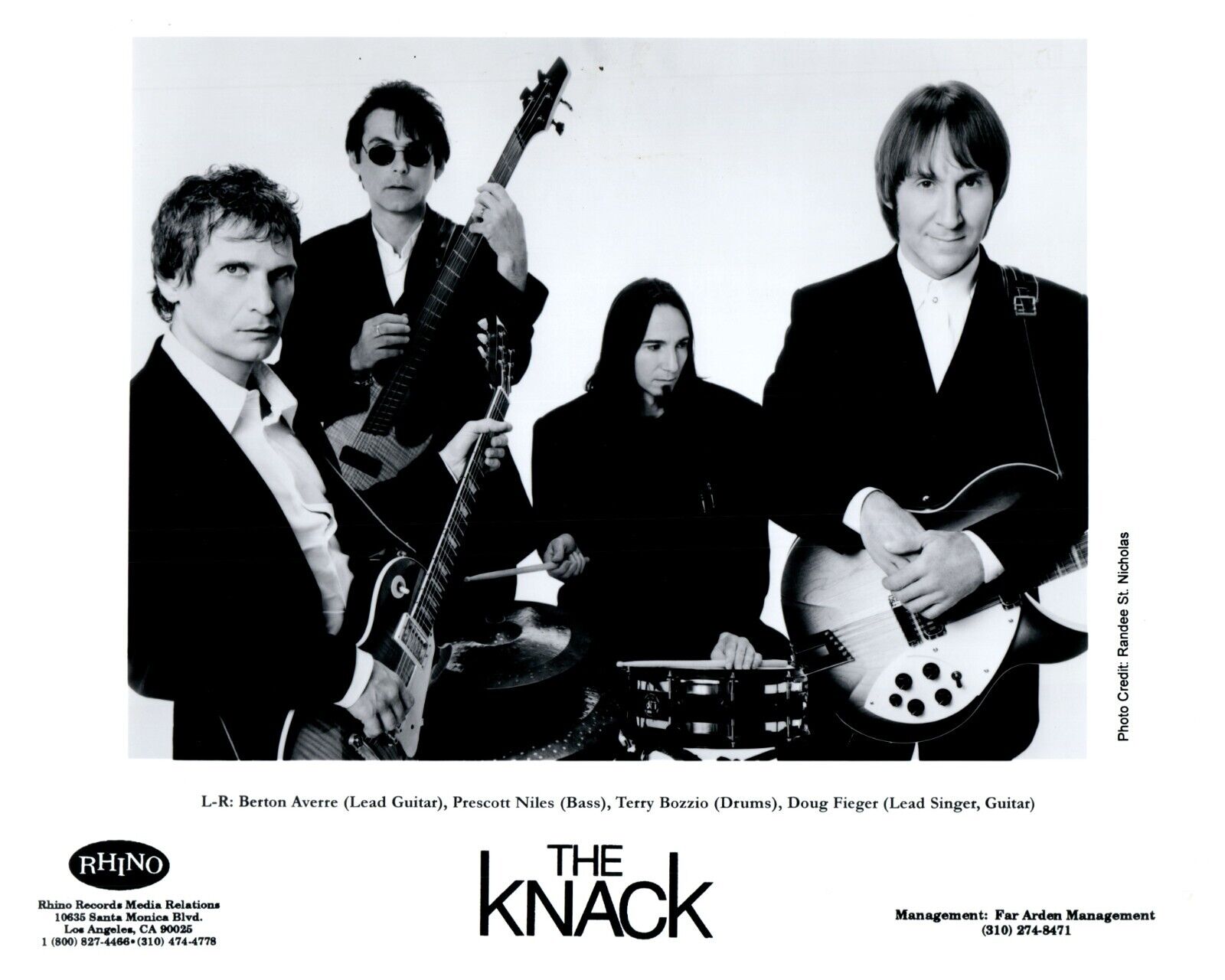 2000s The Knack Music Band Promo Press Vintage Original Hollywood Phot ...