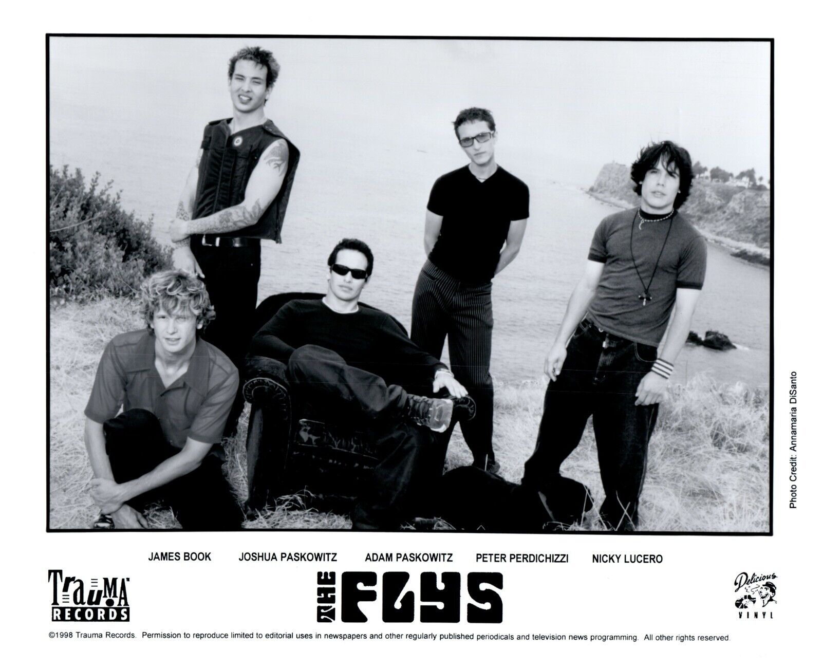 2000s The Flys Music Band Promo Press Vintage Original Hollywood Photo ...