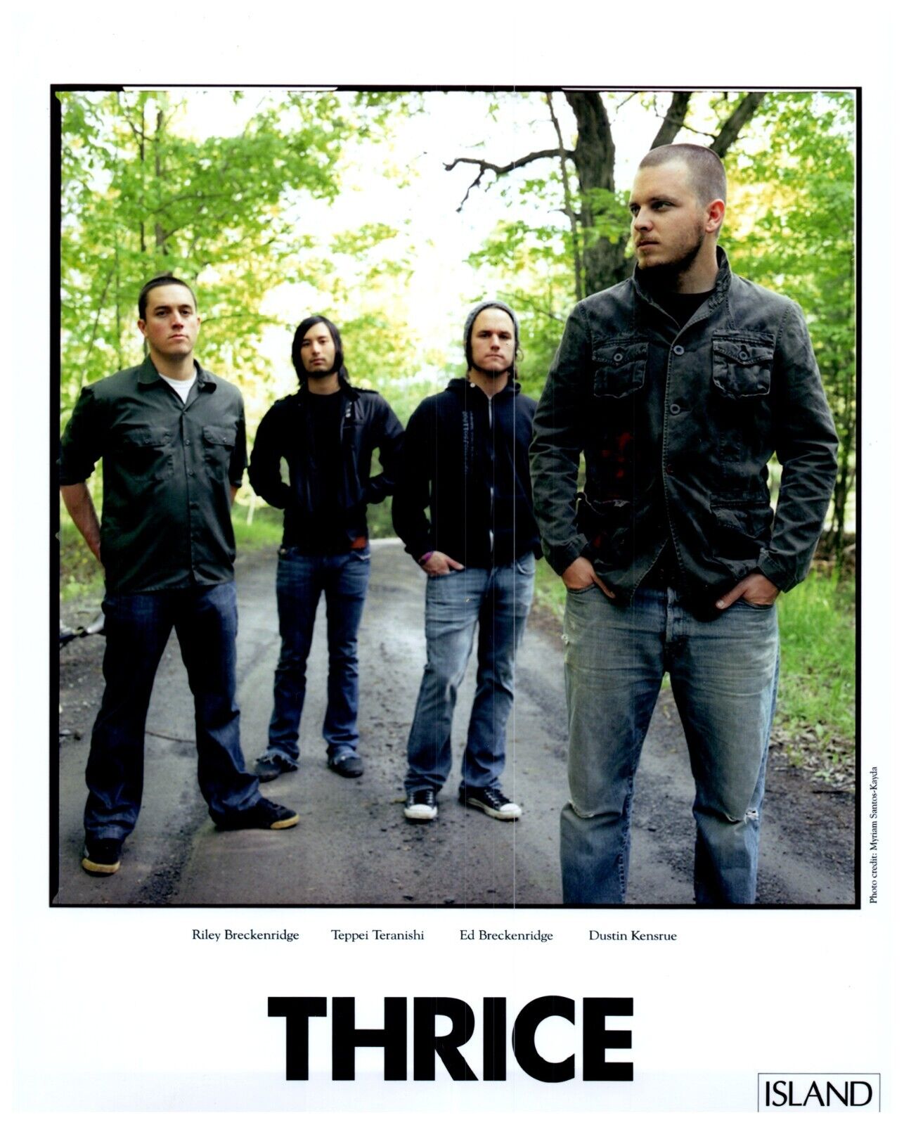2000s Thrice Music Band Promo Press Vintage Original Hollywood Photo 8 ...