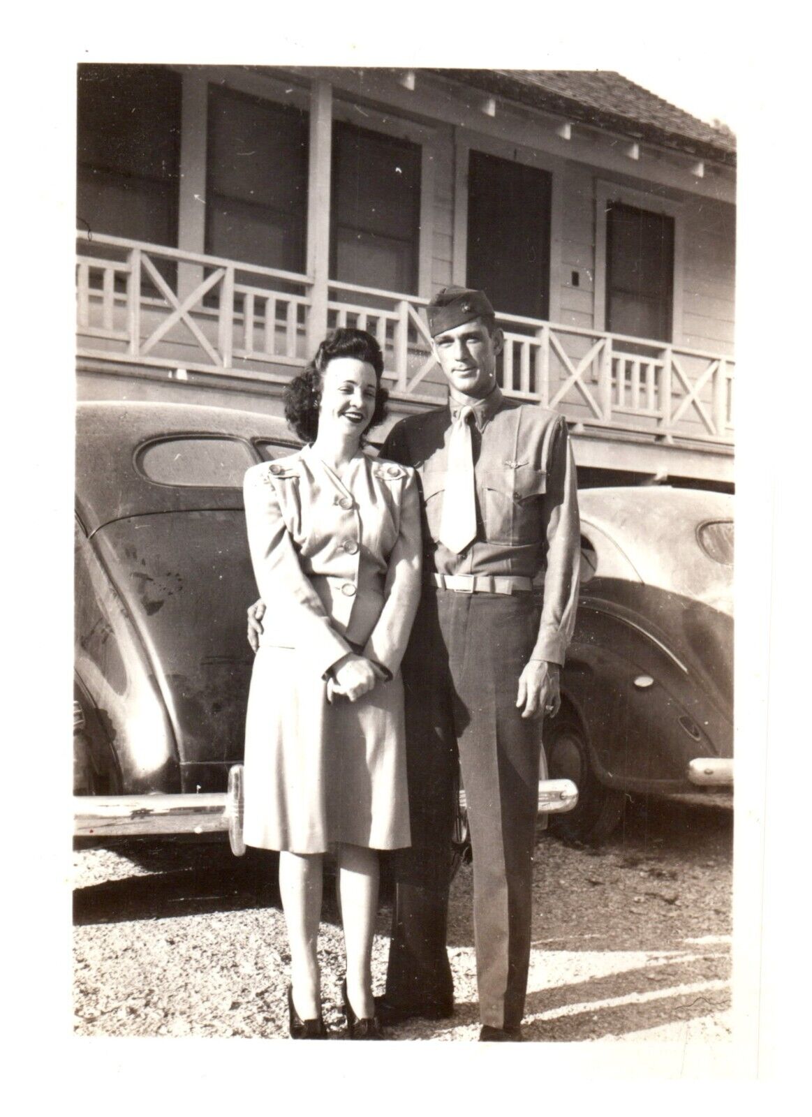 1940s Army Leaving to War WW2 Vintage Photo Snapshot Los Angeles ...