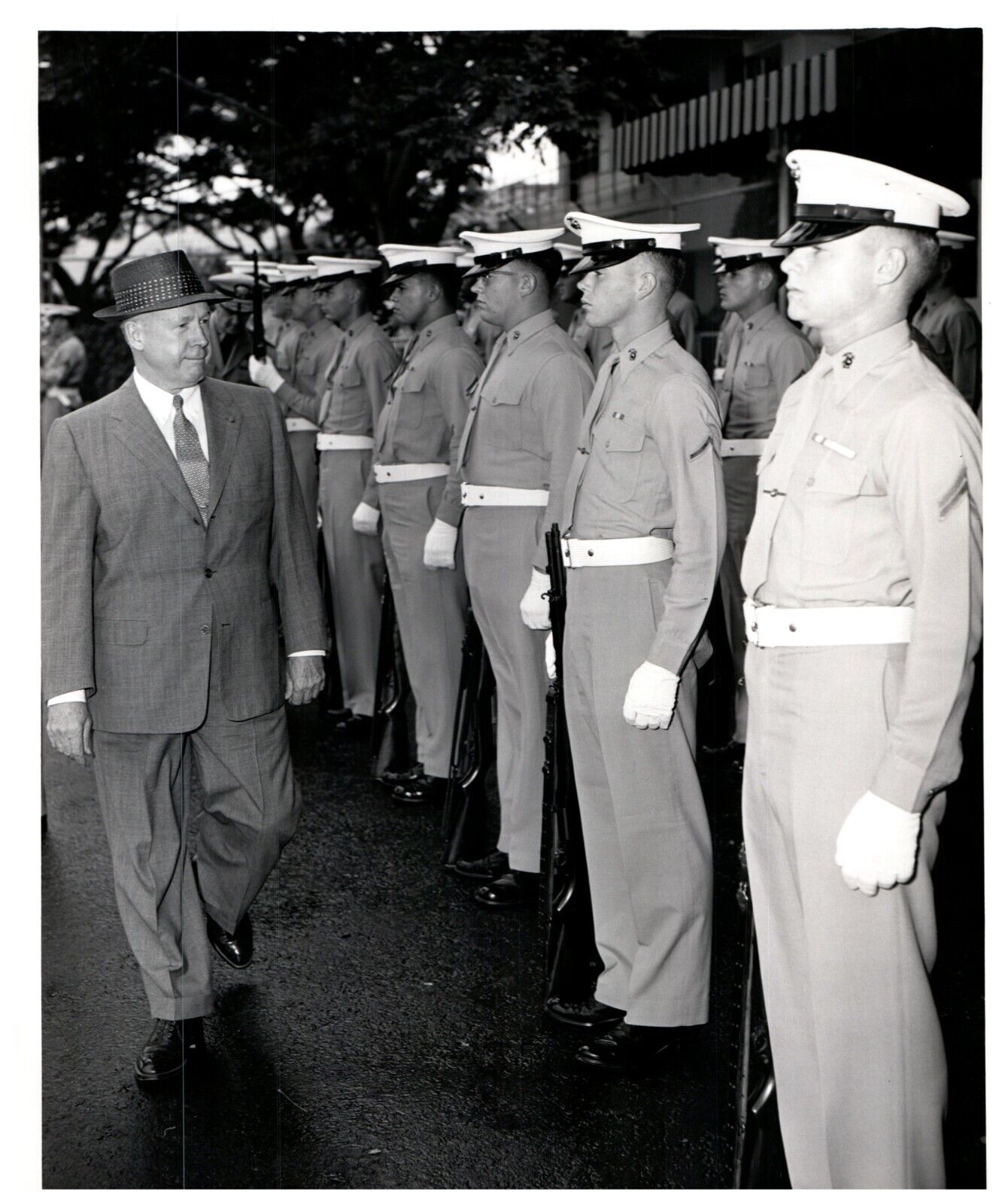 1950s Military Officers WW2 Vintage Photo 8x10 – techrewinds