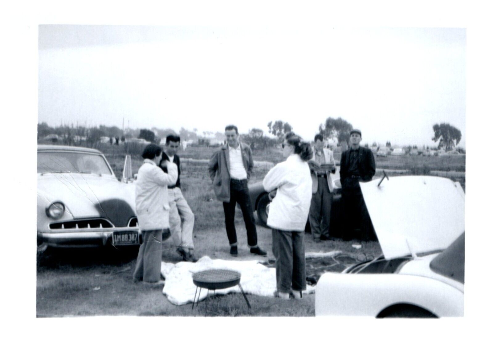 1950s American Greasers Hot Rod Cars Vintage Photo Snapshot California ...