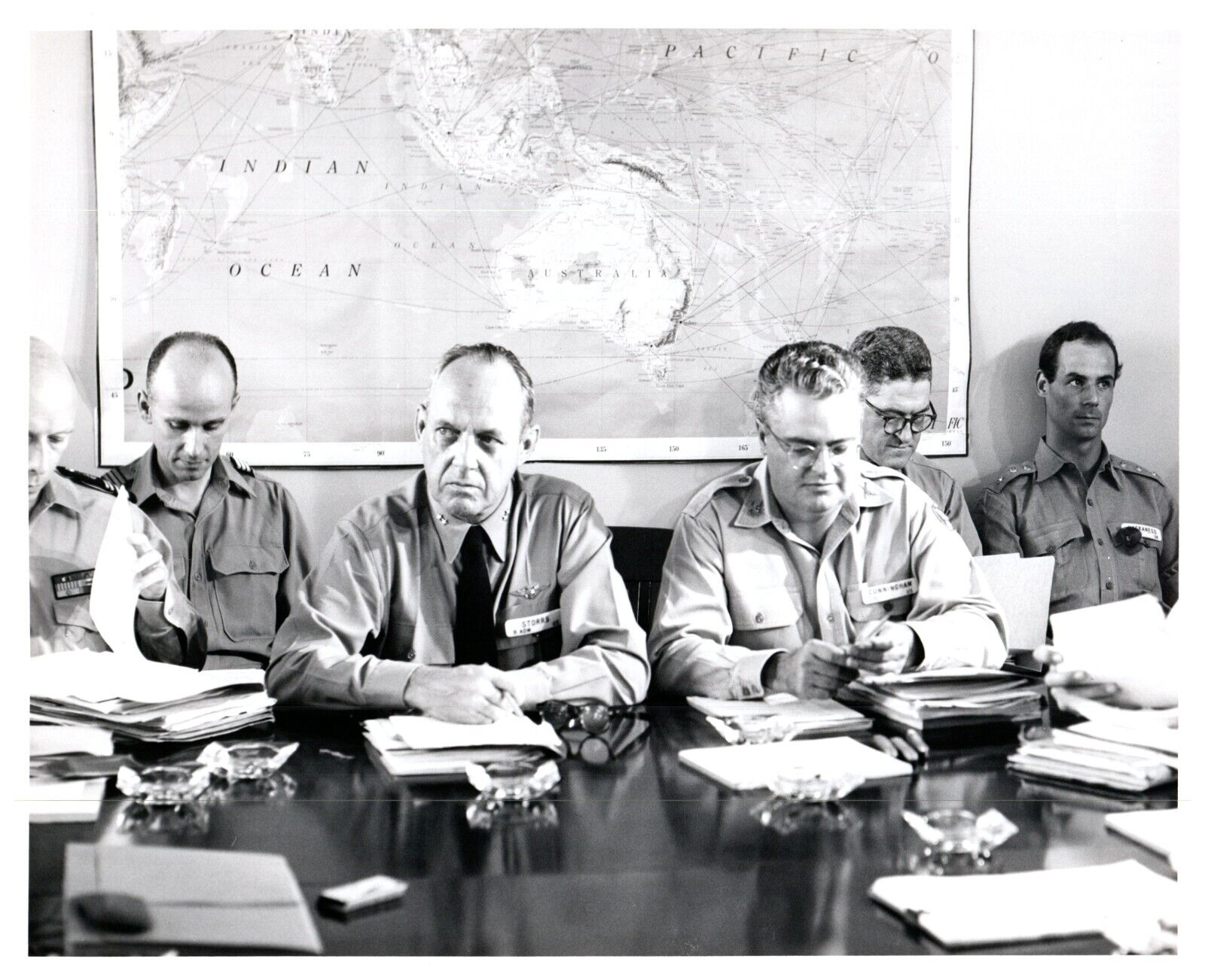 1950s Military Men WW2 Classroom Vintage Photo 8x10 – techrewinds