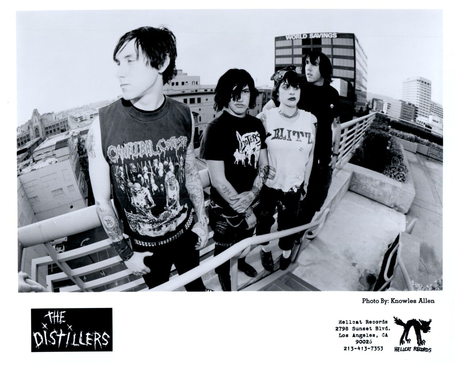 2000s The Distillers Music Band Promo Press Vintage Original Photo 8x1 ...