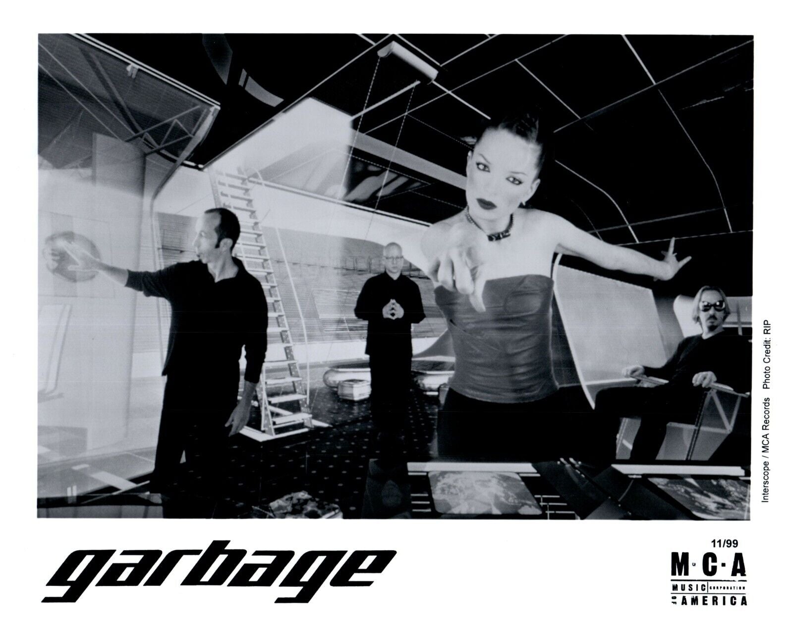 2000s Garbage Music Band Promo Press Vintage Original Photo 8x10 ...