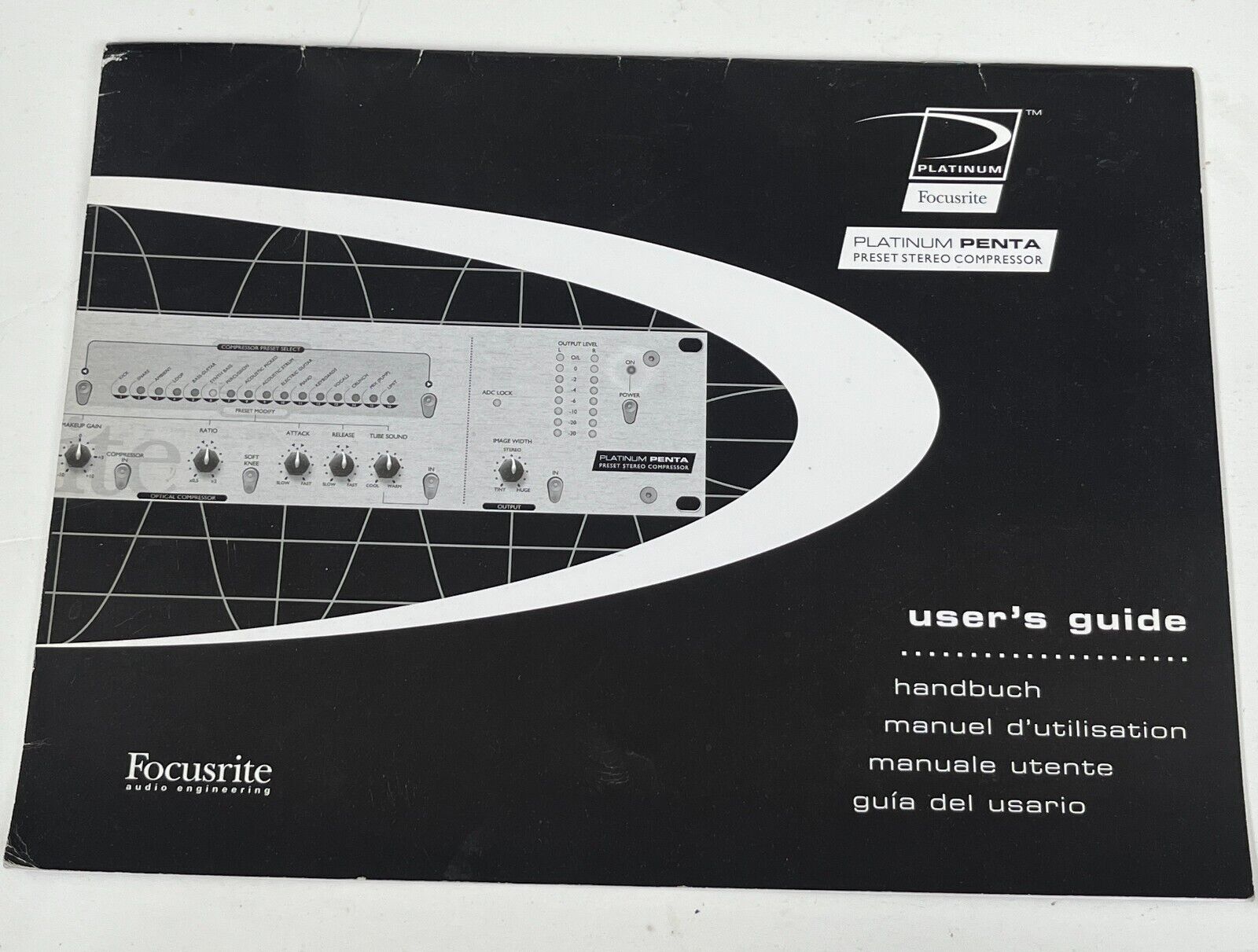 Focusrite Platinum Penta Users Vintage Manual OEM – techrewinds