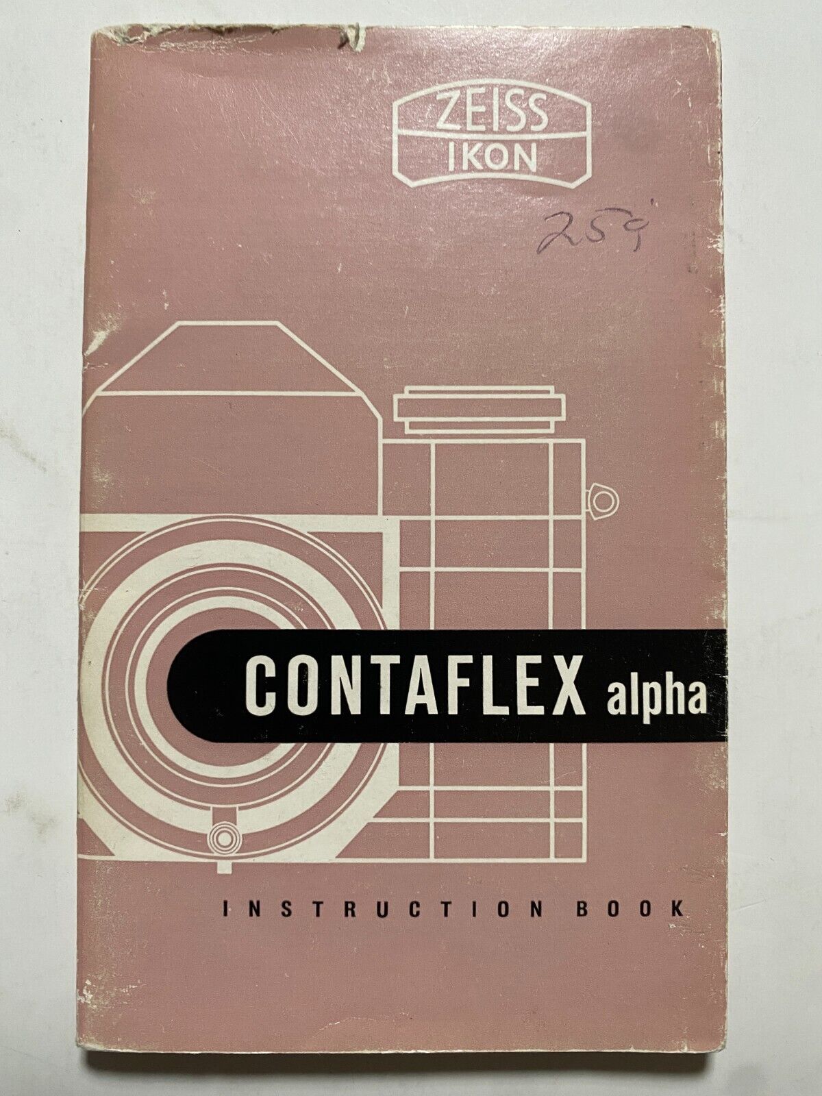 Zeiss Ikon Contaflex Alpha Camera Instruction Original Manual, English ...