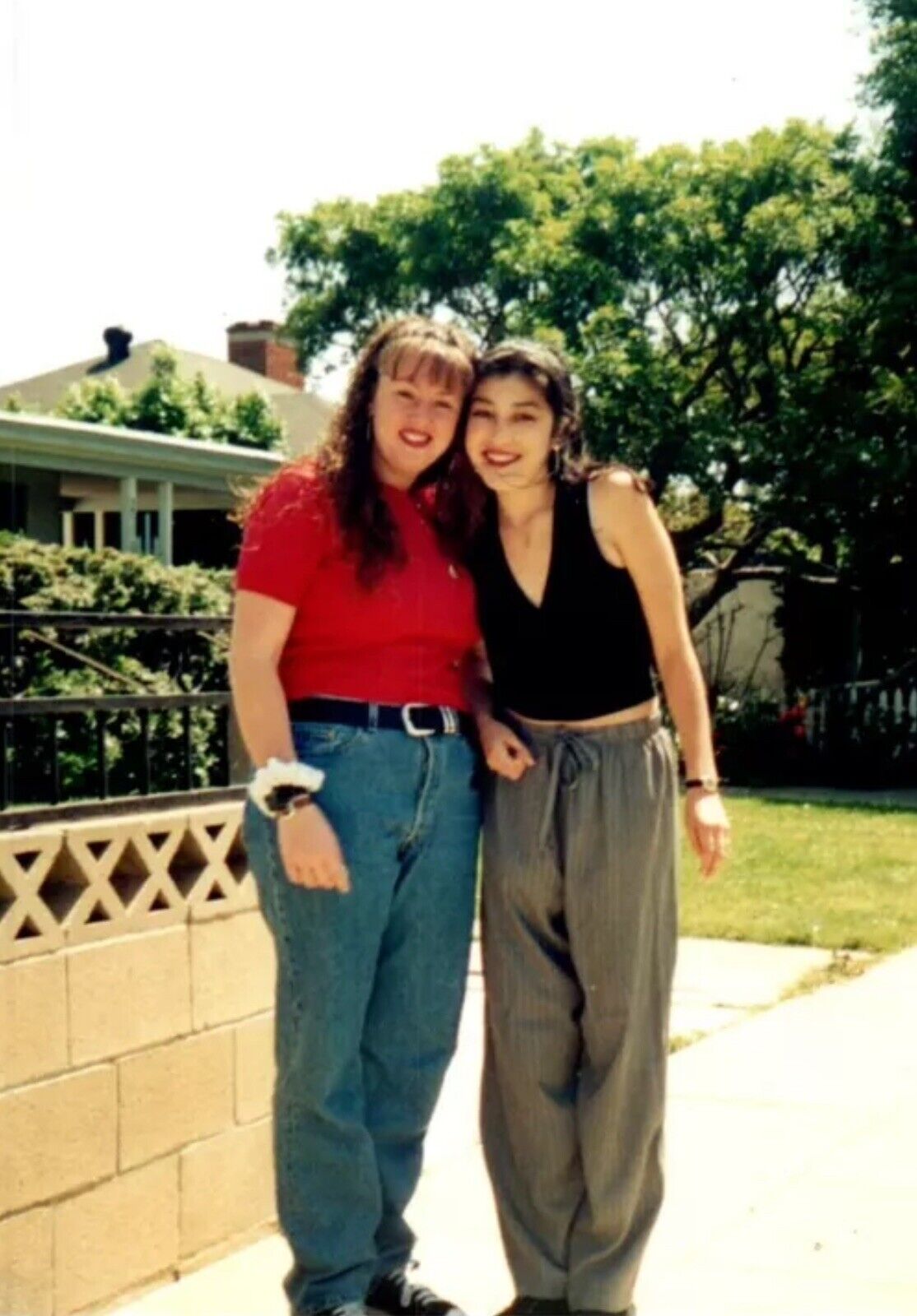 1990s Chola Gangster Girl Best Friend Compton Vintage Photo – techrewinds