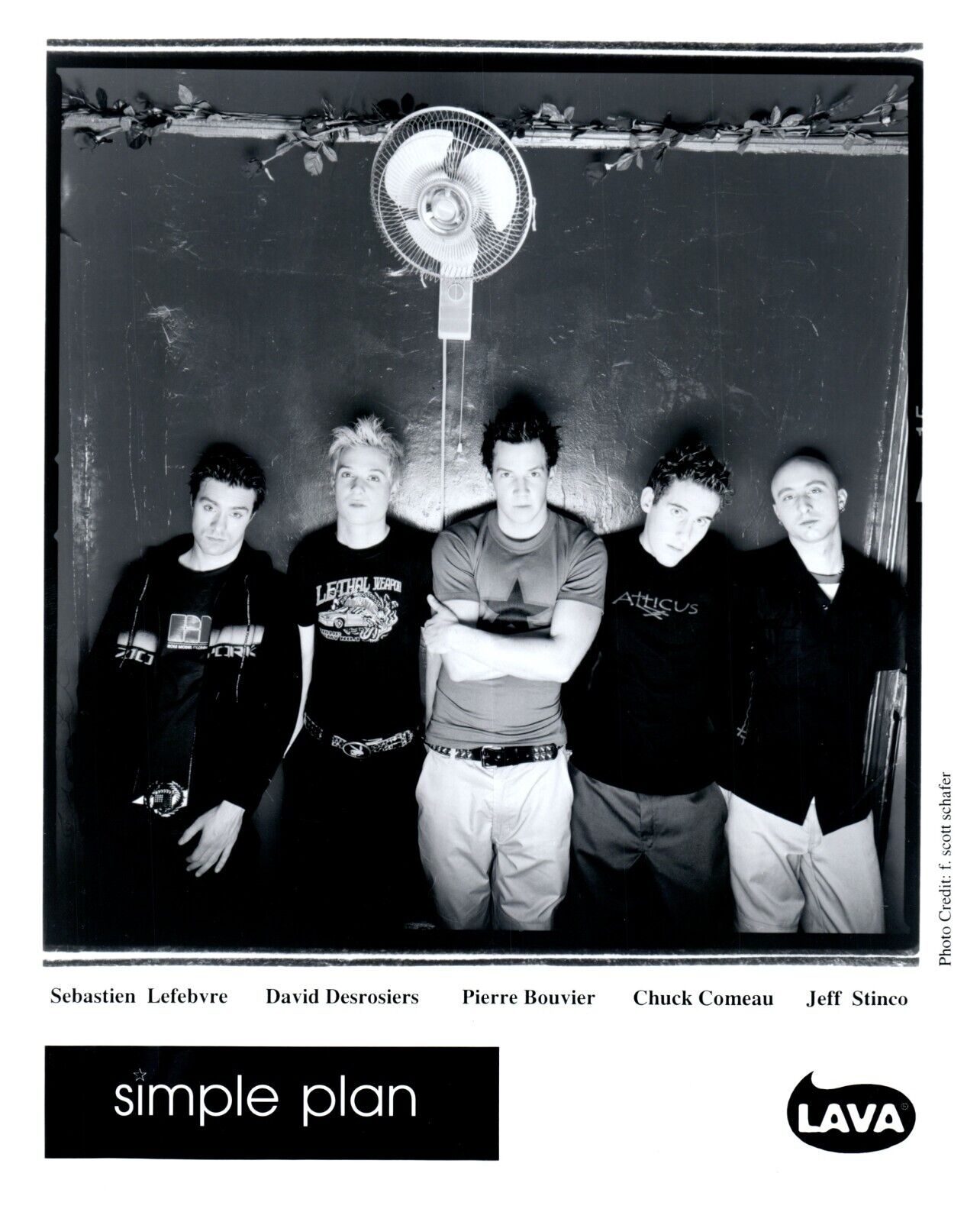2000s Simple Plan Music Band Promo Press Vintage Original Hollywood Ph ...