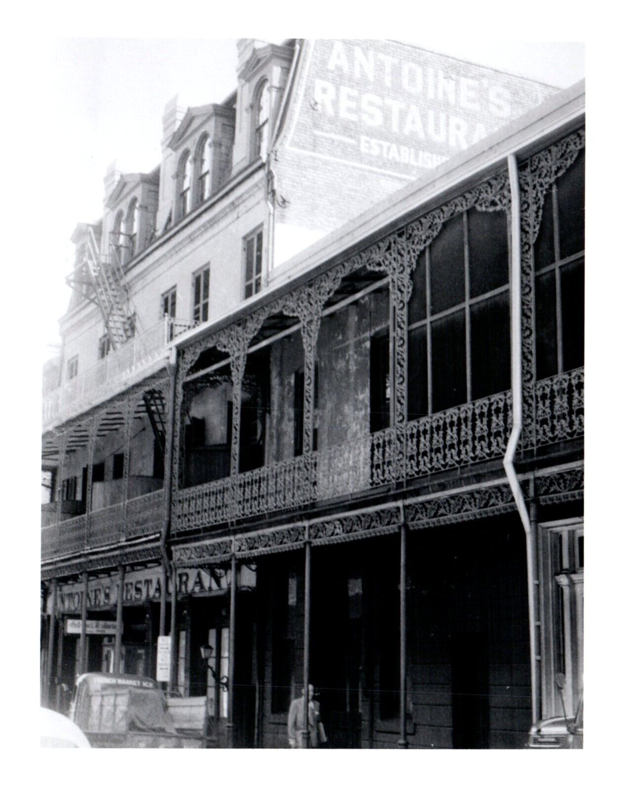 1950s Restaurant Storefront Vintage Photo 5x6 – techrewinds