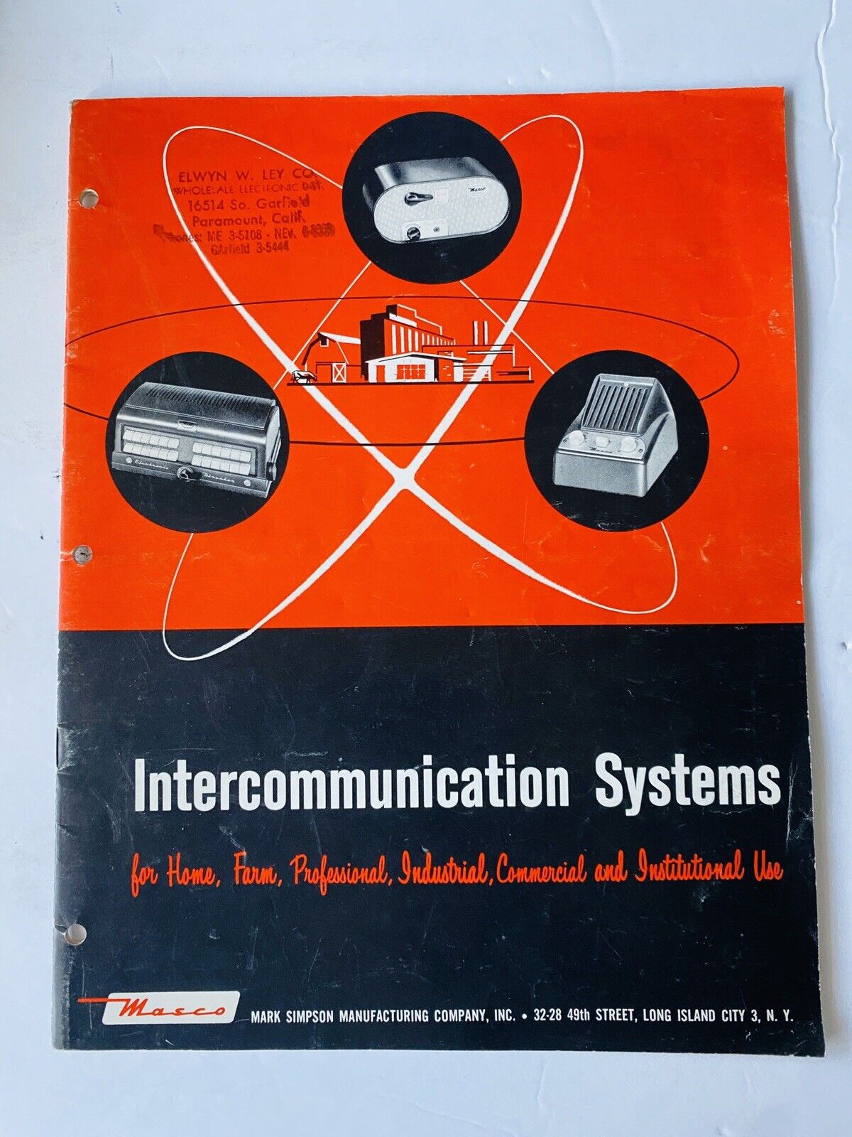 1940s MASCO Intercommunication Systems Amplifier Intercom Sales Catalo ...