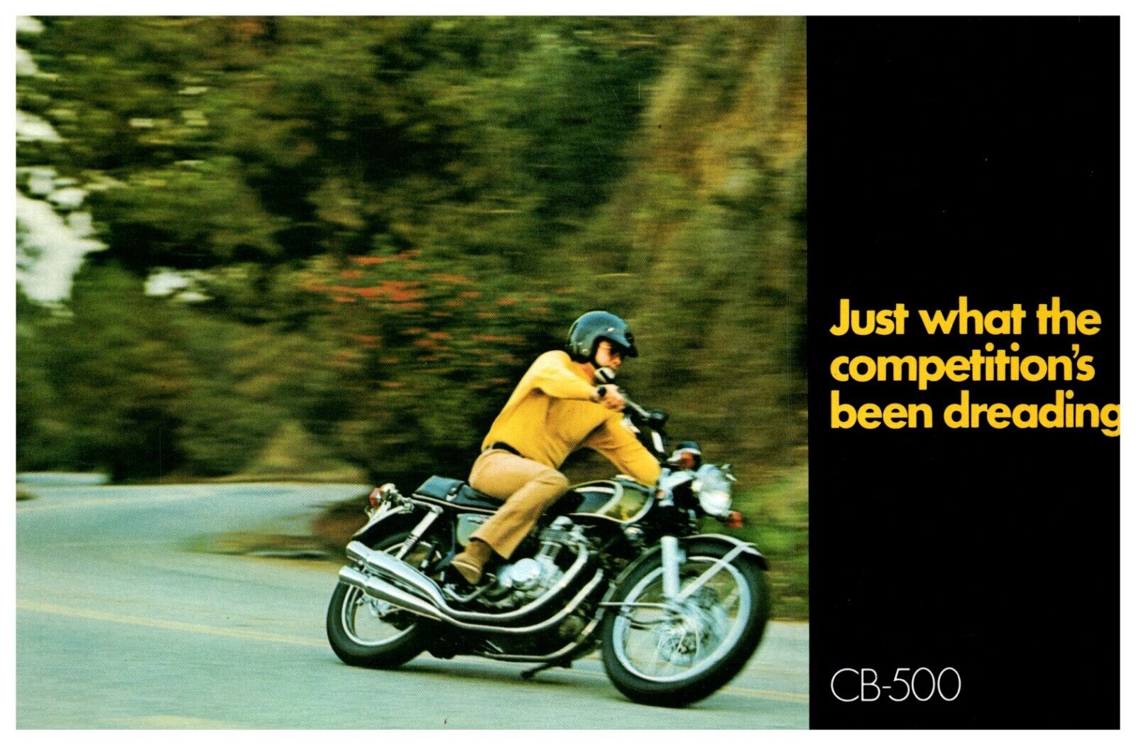 1971 Color Brochure: HONDA CB-500 "The New Super Sport 500" Motorcycle ...