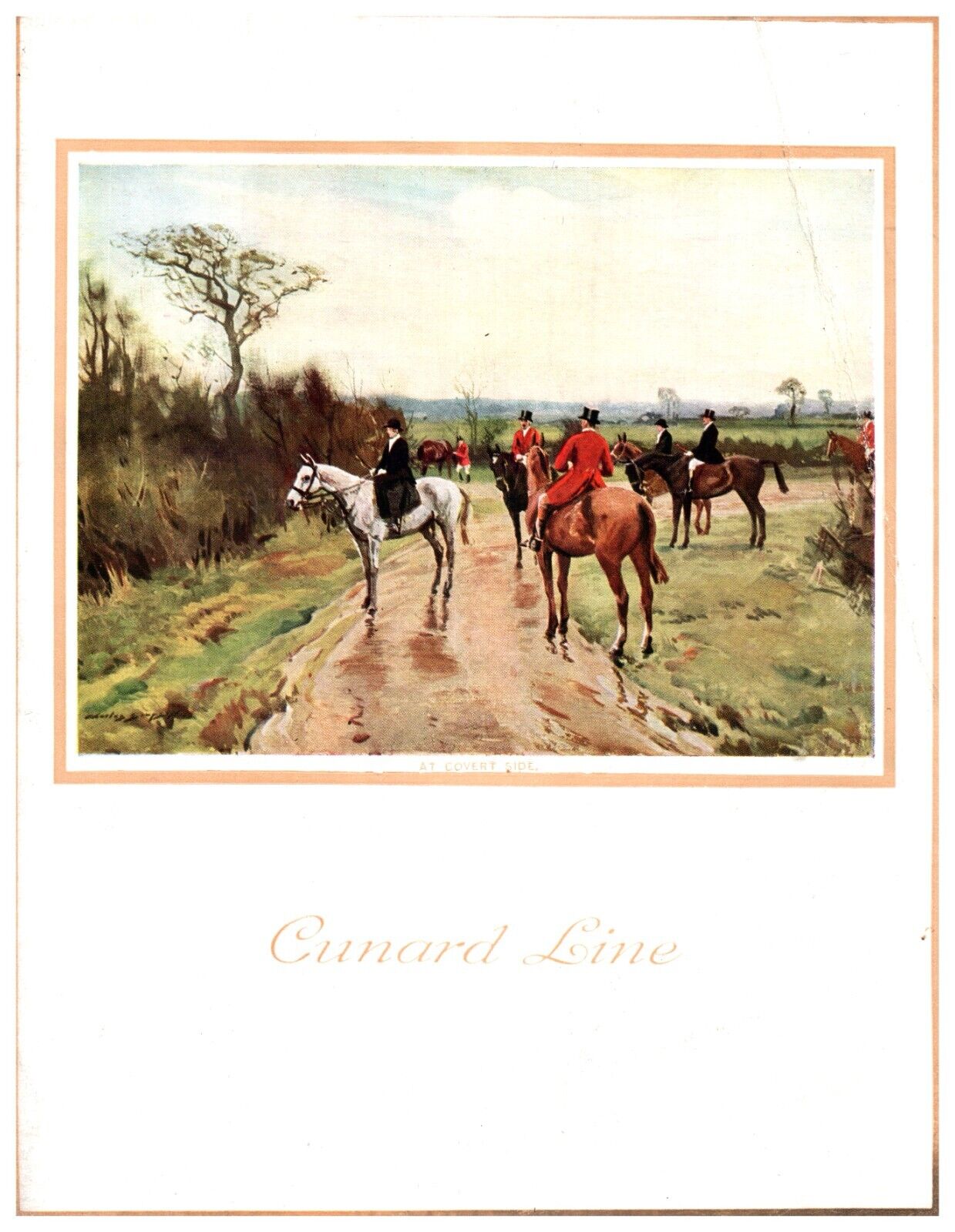 1931 RMS CARINTHIA, CUNARD Line Original Vintage Menu Cruise Ship RARE ...