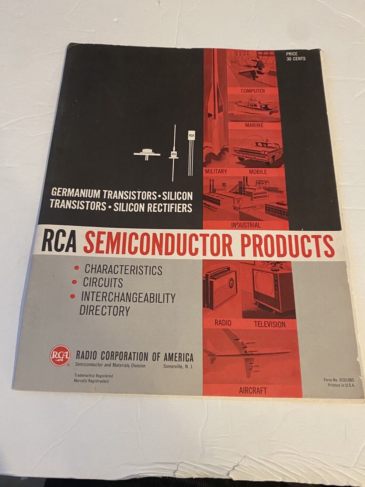 1950s RCA Semiconductor Products Germanium Transistors Silicon Theory ...