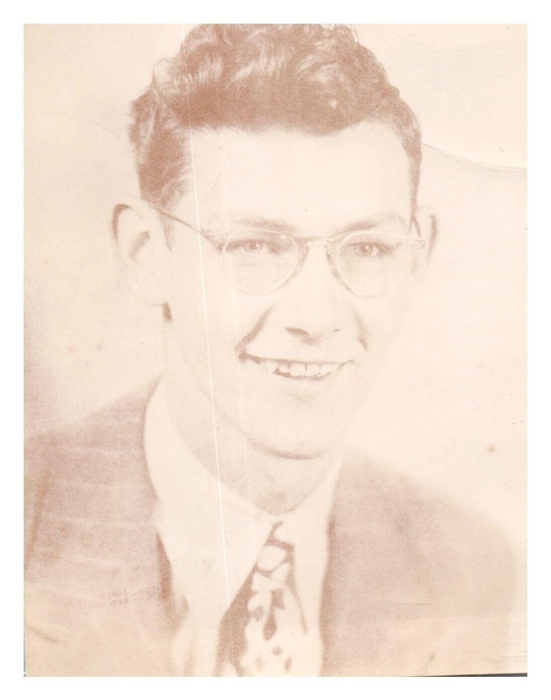 1950s Nerd Handsome Teen Boy Vintage SMALL Portrait Photo Booth ...