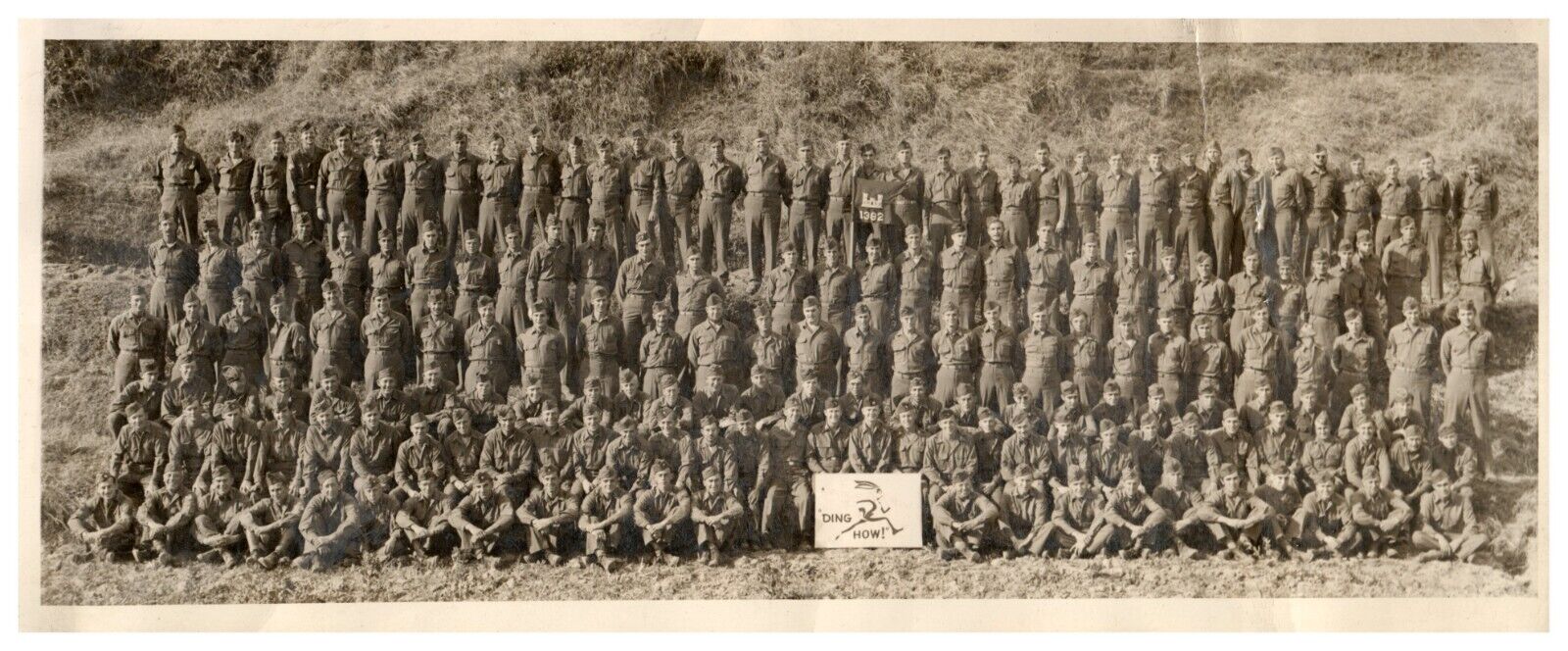 1932 WW2 US Army Military Ding How Photo WWII Vintage Photo 5x10 ...