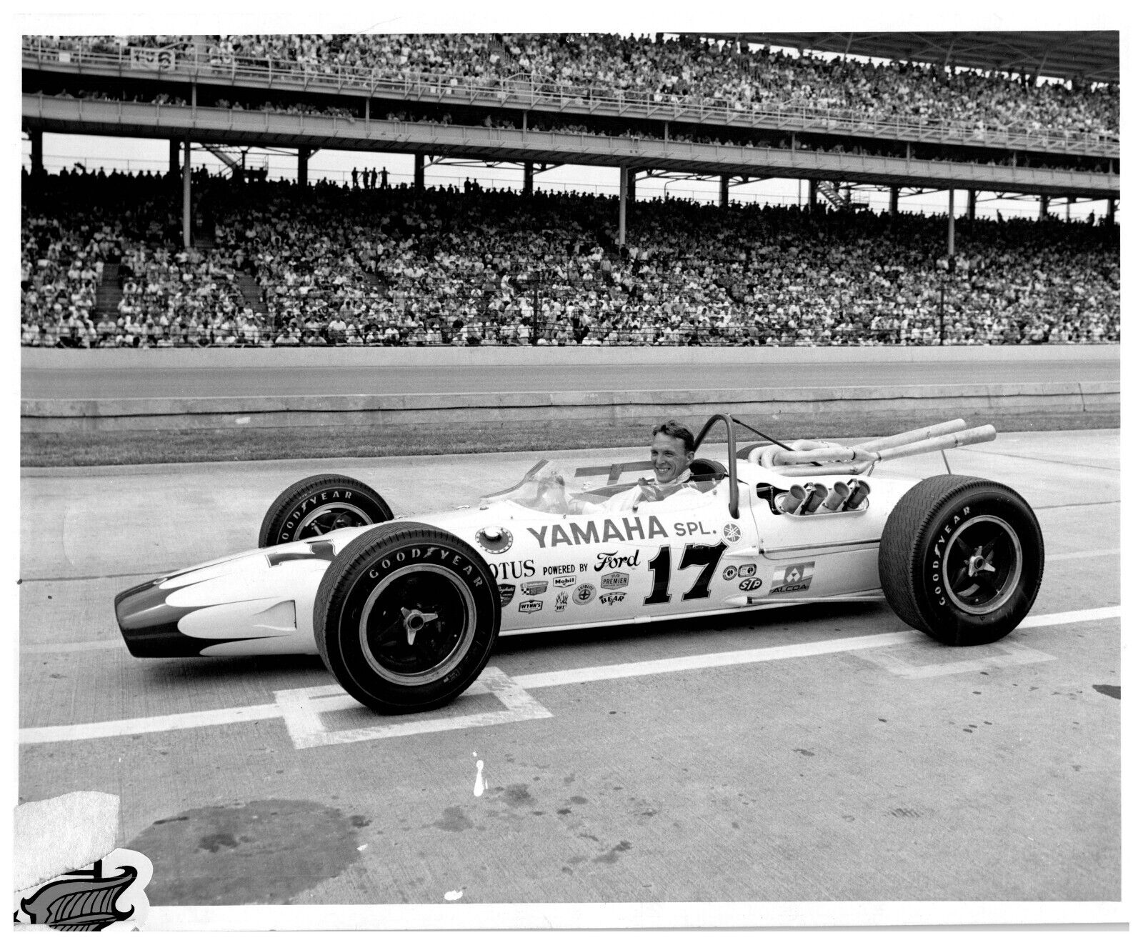 1970s "Yamaha SPL" Jet Dragster Drag Racing Original Photo Orange Coun ...