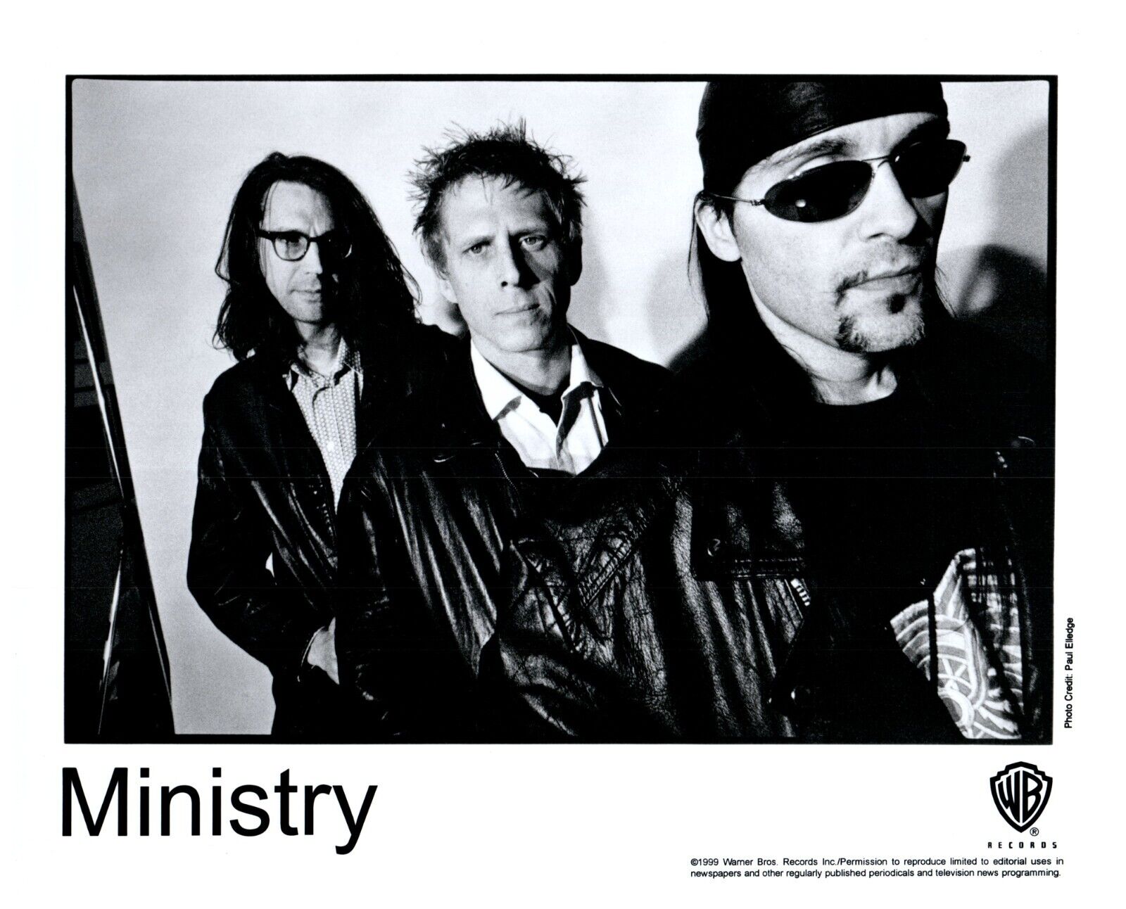 2000s Ministry Music Band Promo Press Vintage Original Photo 8x10 ...
