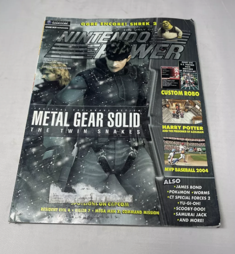 Nintendo Power Volume 179 Metal Gear Solid Twin Snakes Magazine w/ Pos ...