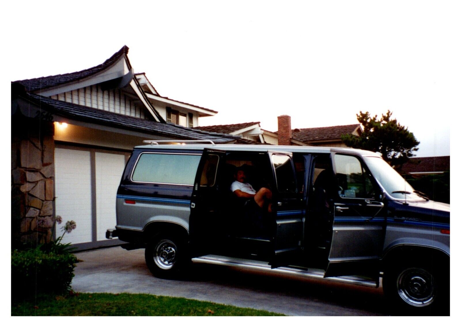1990s Korean Man Shady Van Vintage Photo Los Angeles – techrewinds