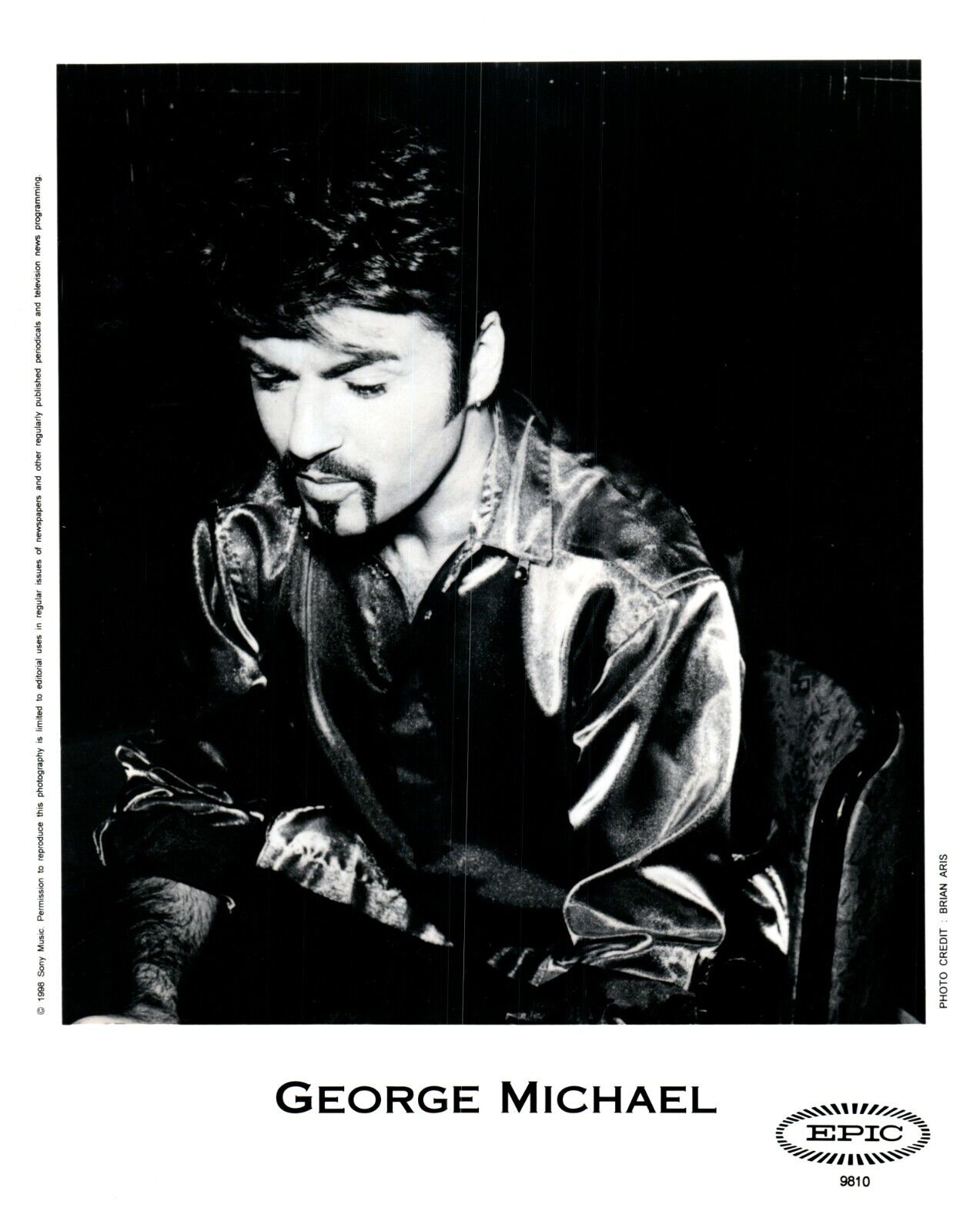 2000s George Michael Music Band Promo Press Vintage Original Photo 8x1 ...