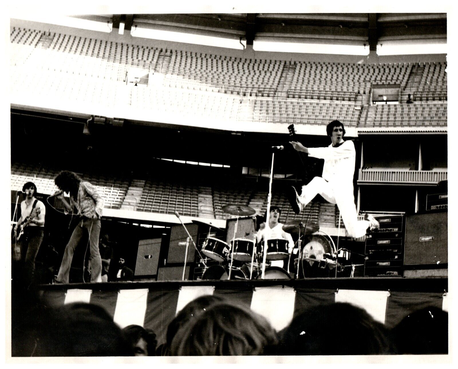 1970 The Who Original Photo Anaheim Peter Townshend Anaheim Stadium ...