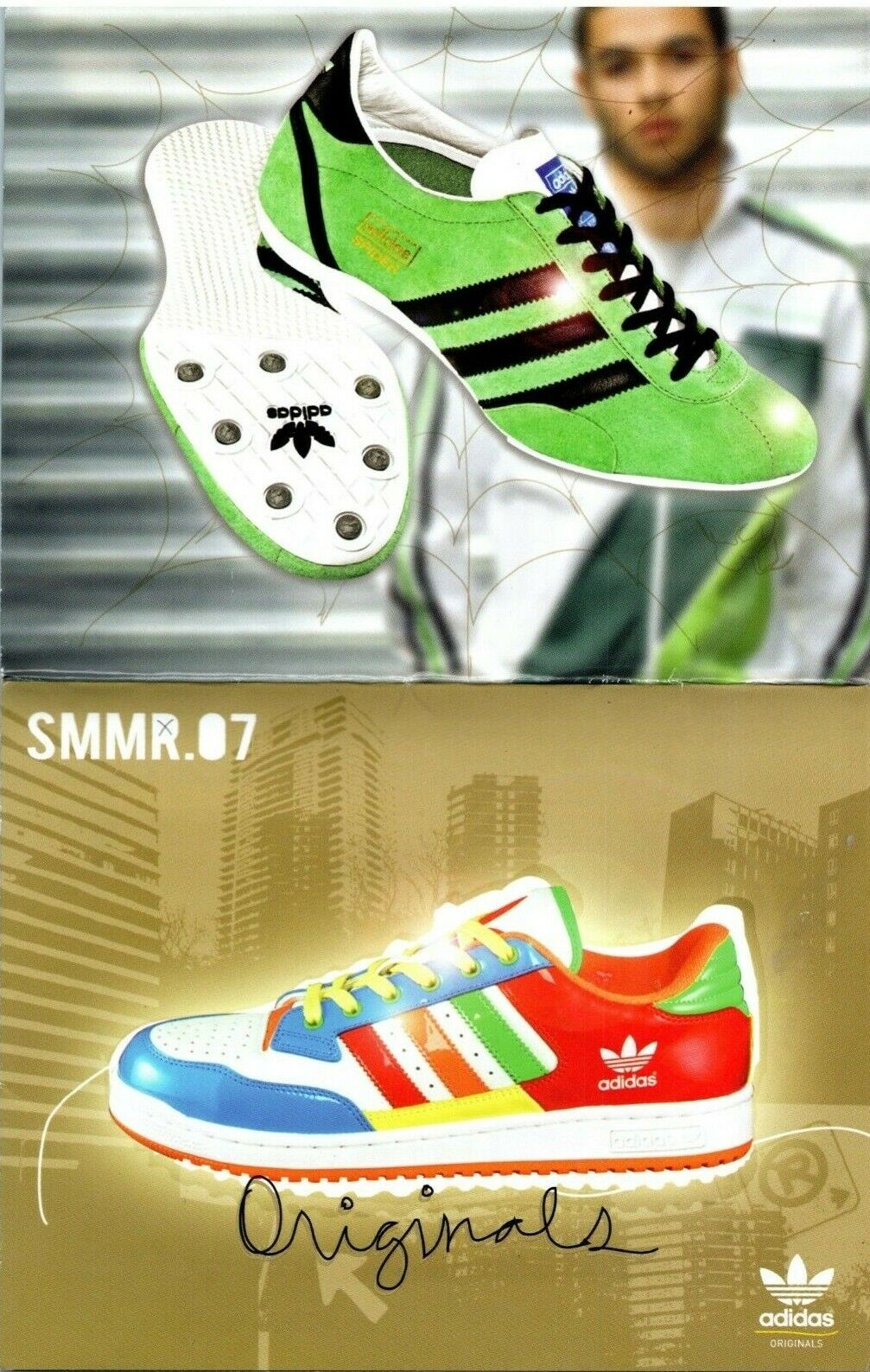Adidas Originals Shoes Advertising Brochure Book Poster CA Melrose - S ...