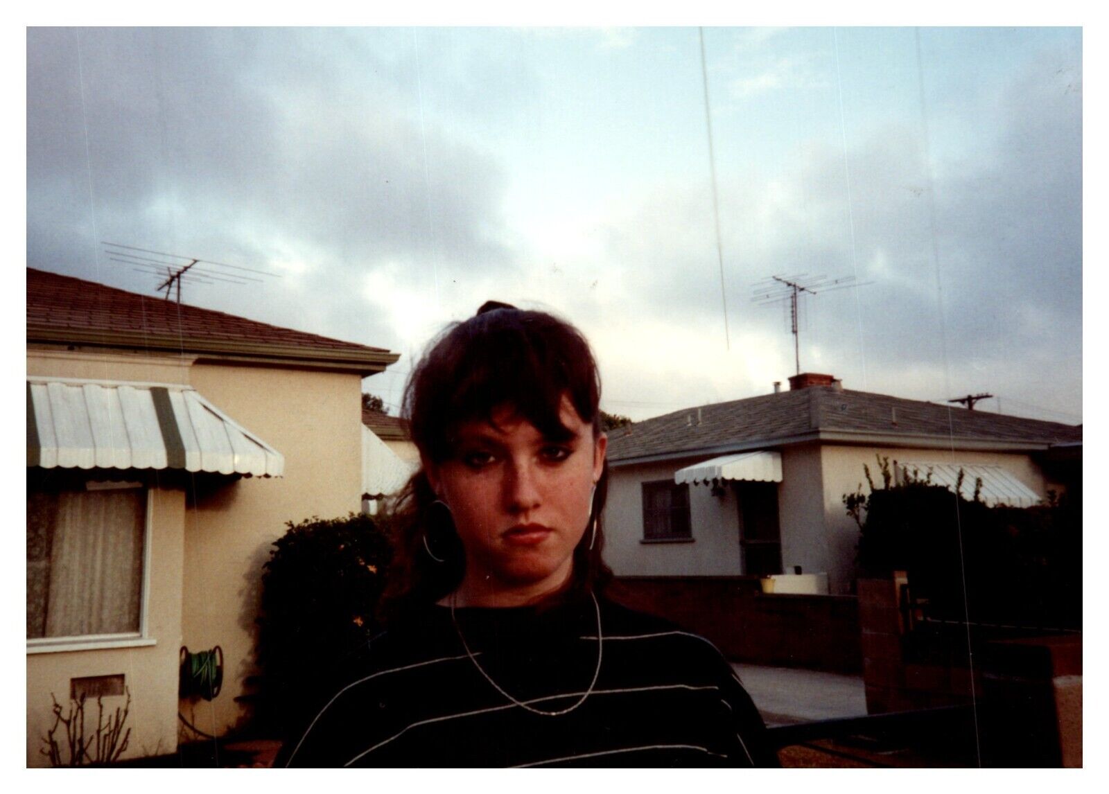 1980s Teen Girl Chola Gangster Emo East Los Angeles Vintage Photo ...