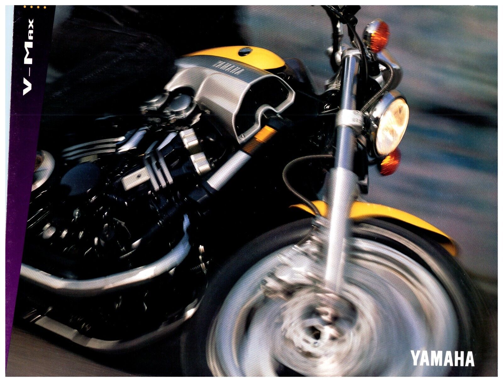 1990s Yamaha V-Max Motorcycle Dealer Brochure Specifications RARE ...