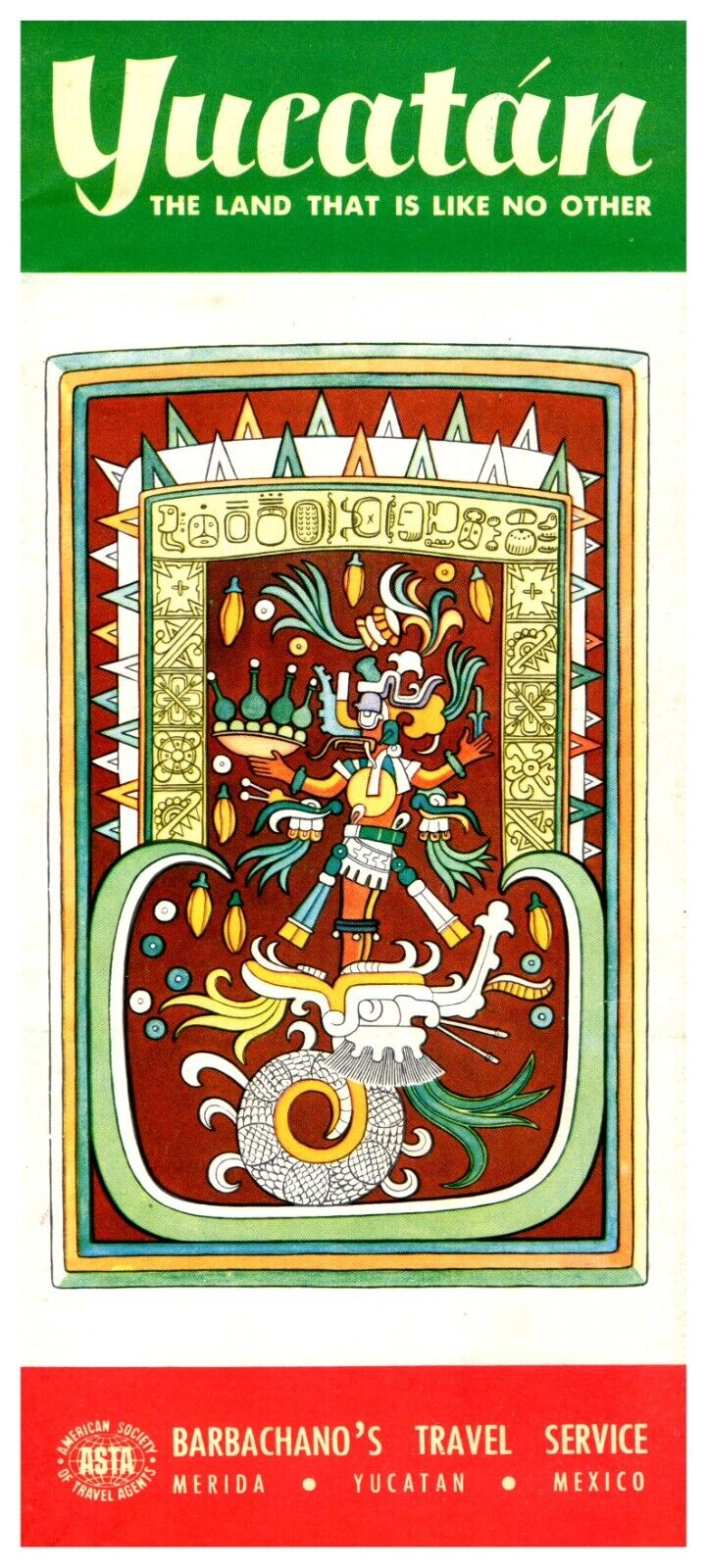 1960s Yucatan Tulum Hotel Mayaland Hotel Mexico Tourist Maps Vintage B ...