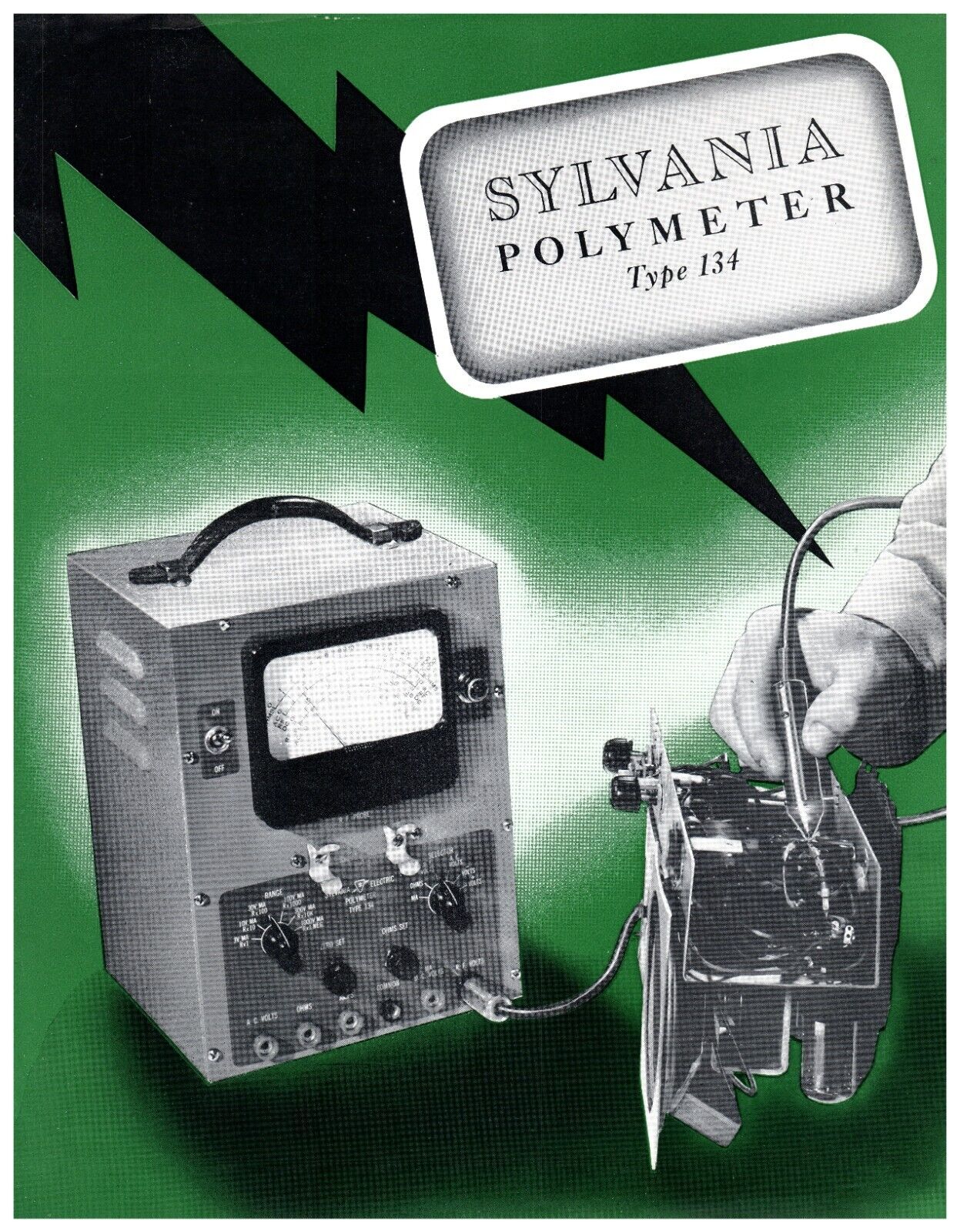1940s Sylvania HiFi Audio Polymeter Model 134 Vintage Brochure ...