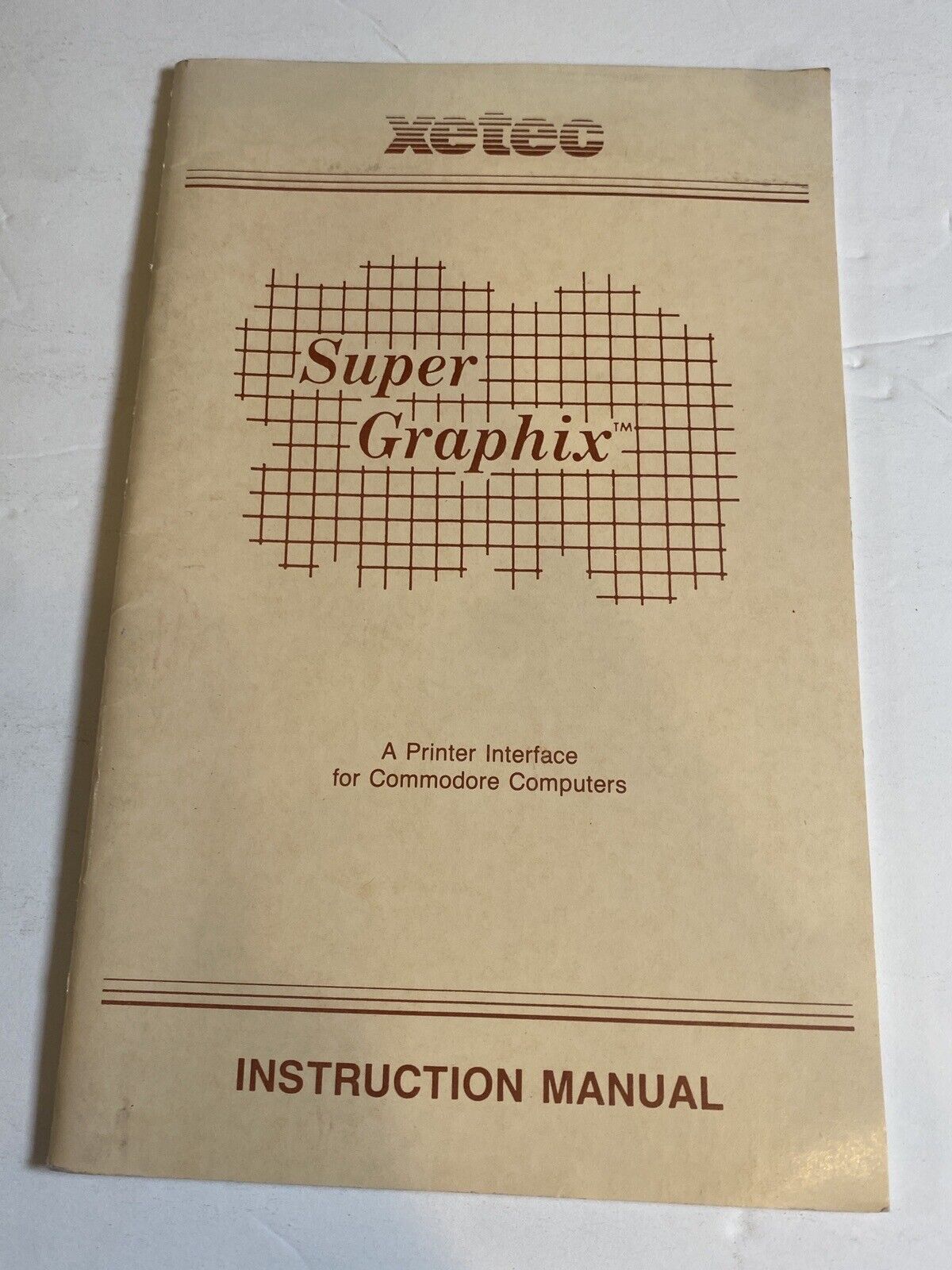 Super Graphix Printer Interface Commodore 64 Vintage Manual – techrewinds