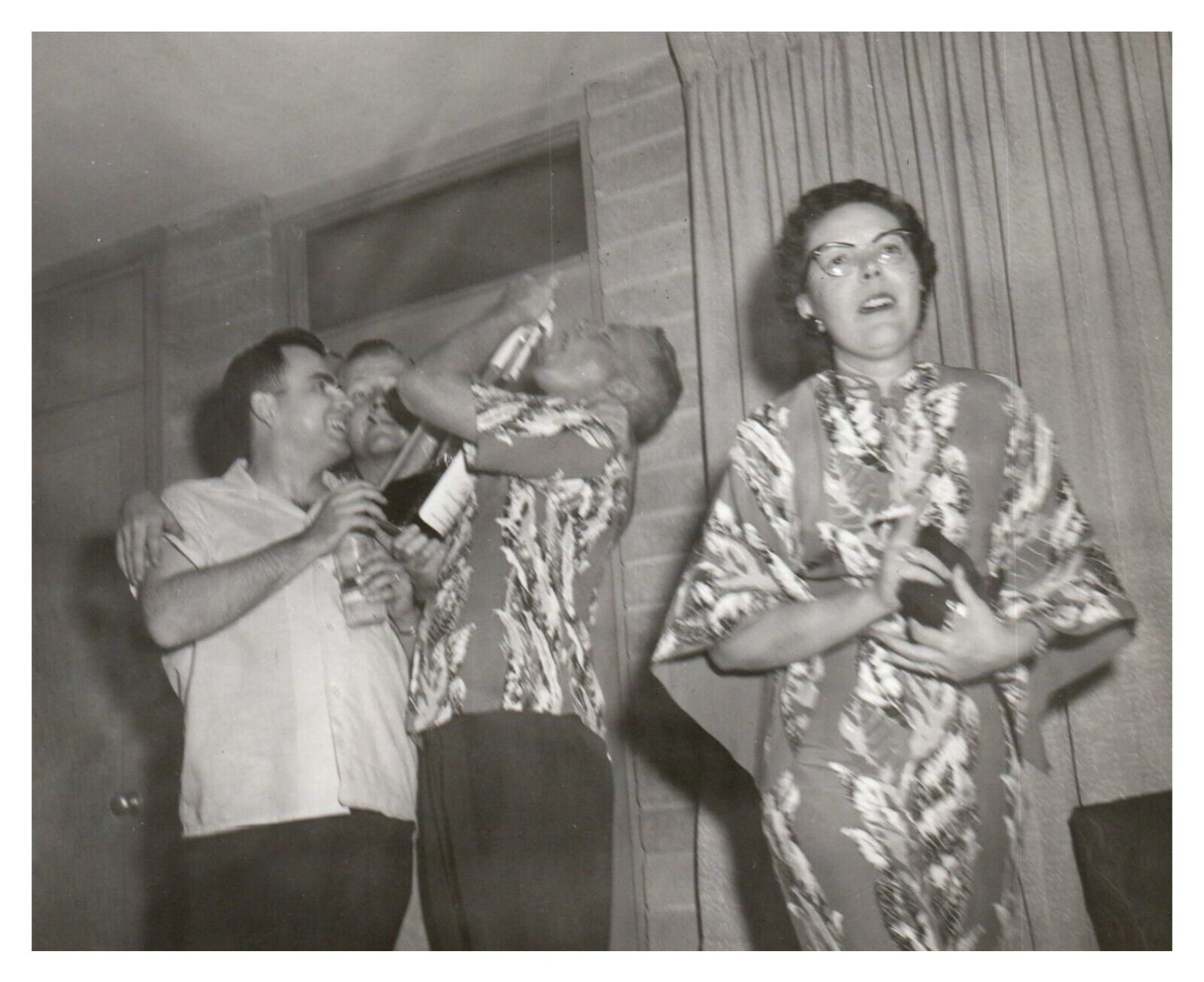 1960s College Frat Boys Drunk Drinking Vintage Photo – techrewinds