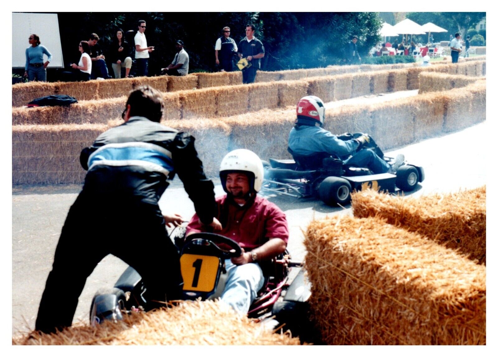 1990s Go Cart Racing Vintage Photo Los Angeles CA – techrewinds