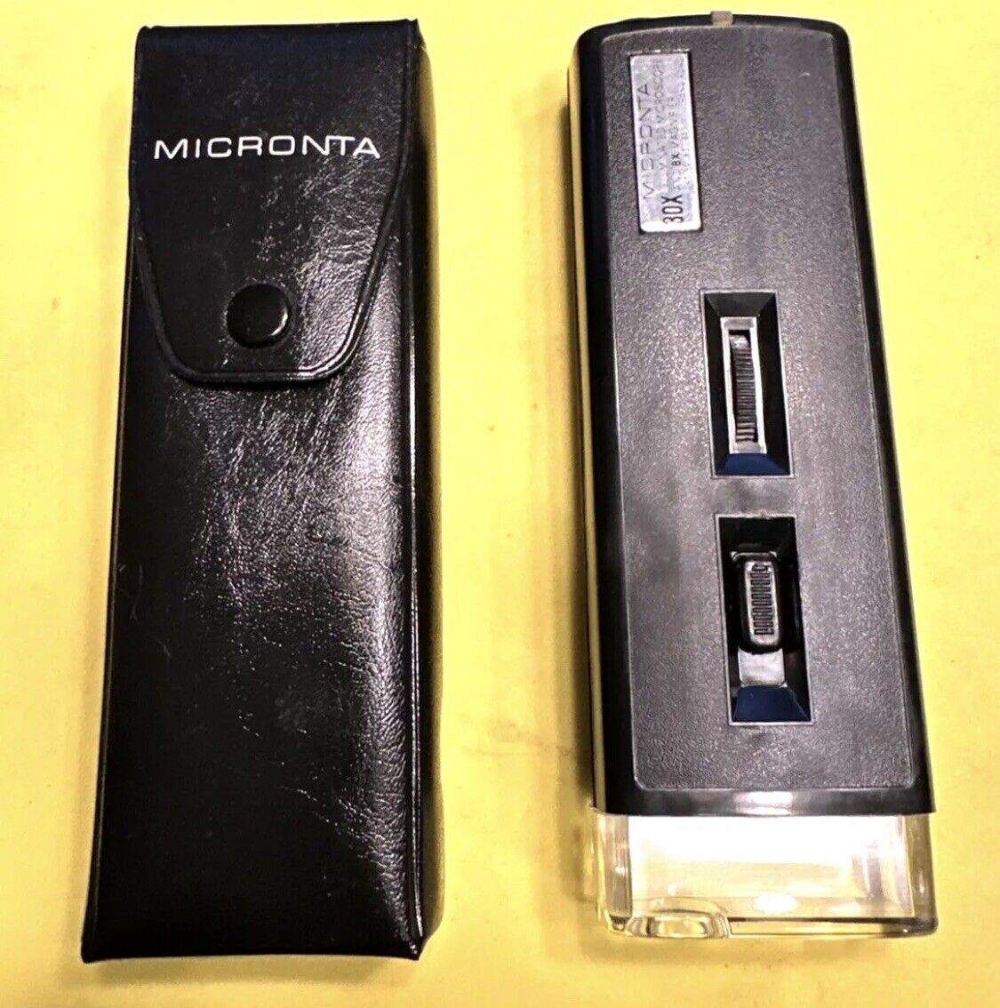 NEW Micronta Illuminated 30X Microscope No. 63-851 & 8X Mini Magnifier ...