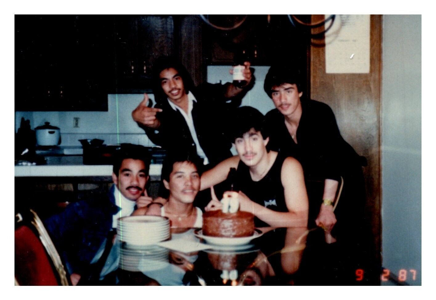 1980s Korean Asian Gay Guys Pregame Weho Los Angeles SMALL Vintage Pho ...